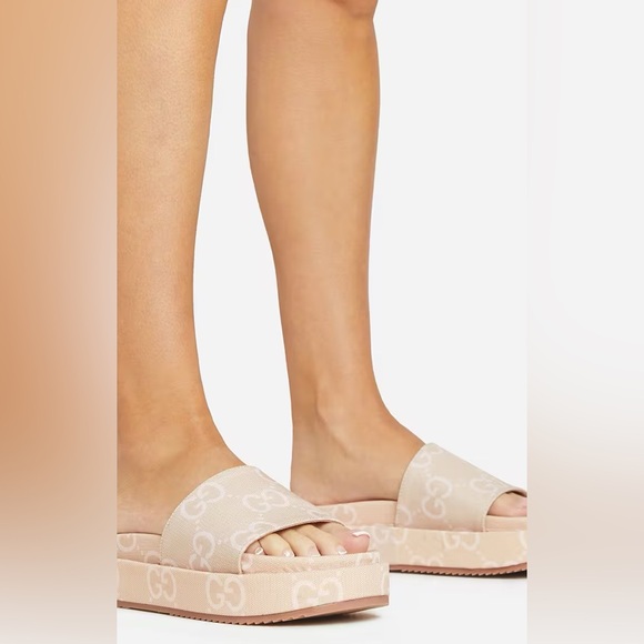 Shoes | Gg Platform Slides | Poshmark